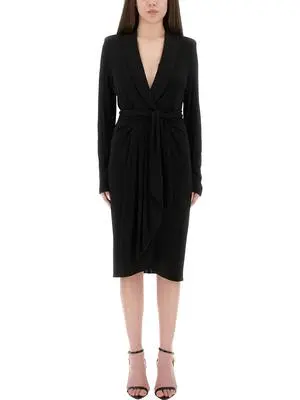 TOM FORD Wrap Dress - Black