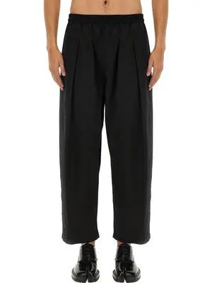 MAISON MARGIELA Cotton Trousers - Black