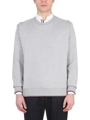 Thom Browne Herringbone Jersey - Grey