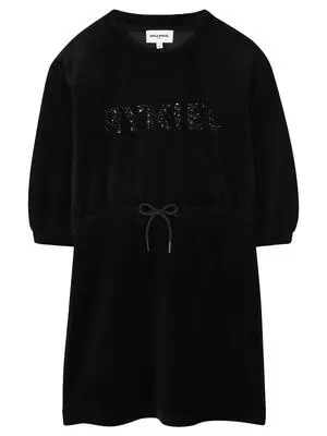 Sonia Rykiel Paris Dress With Logo - Black