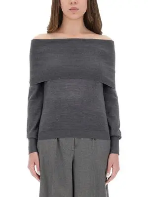 Stella McCartney Wool Turtleneck Sweater - Grey