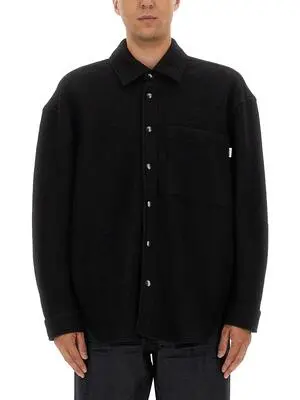 AMISH Wool Overshirt - Black