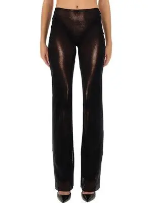 Jean Paul Gaultier Pants With "body Dust" Print - Brown