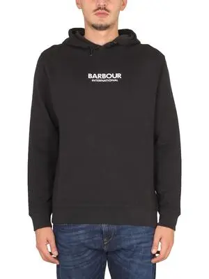 Barbour Hooded Sweatshirt - Black