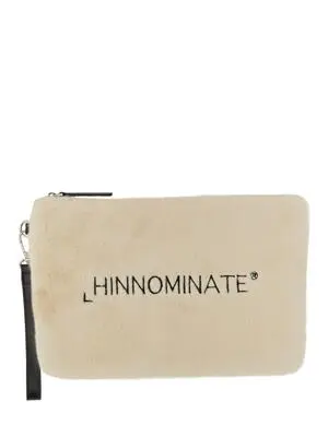 HINNOMINATE Logo Clutch - White