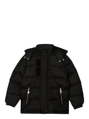 Givenchy Long Down Hooded Jacket - Black