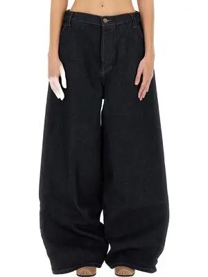 UMA WANG Denim Pod Pants - Blue