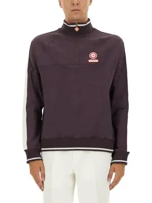 Casablanca Laurel Sweatshirt - Purple