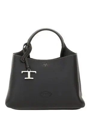 TOD'S Micro Leather Bag - Black