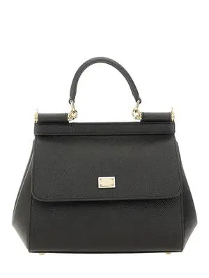 Dolce & Gabbana Sicily Medium Bag - Black
