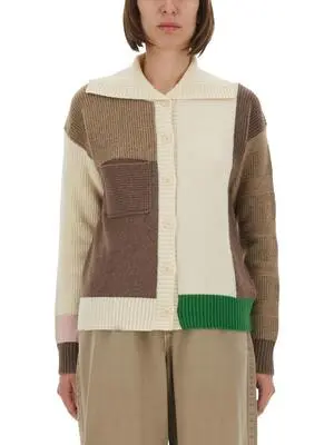 Paul Smith Patchwork Cardigan - Beige