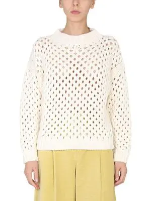 ALYSI Knitted Shirt - Beige