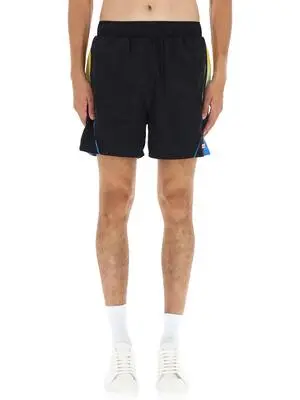 Casablanca Football Windbreaker Shorts - Black