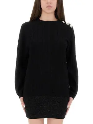 Balmain Knitted Top - Black