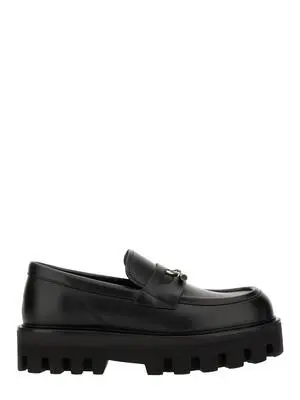 Alexander McQueen Parachute Buckle Loafer - Black