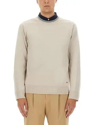 Paul Smith Shirt With Embroidered Logo - White