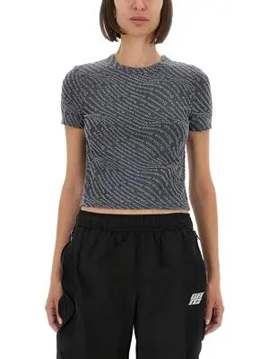 Alexander Wang T-shirt With Logo - Grey