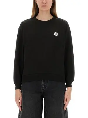 Kenzo Embroidered "boke Flower 2.0" Sweatshirt - Black