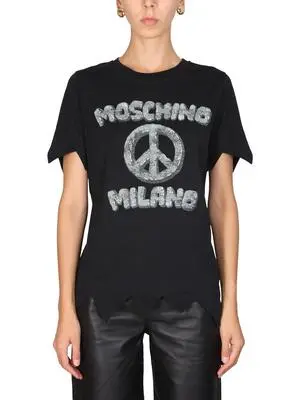 Moschino Printed T-shirt - Black