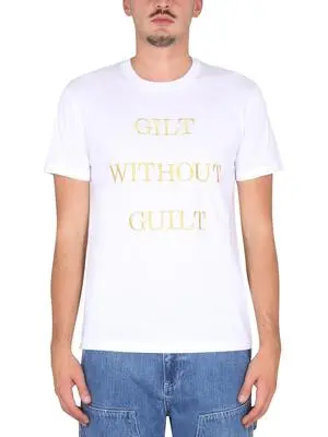 Moschino Guilt Without Guilt" T-shirt - White
