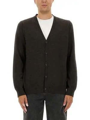MAISON MARGIELA Wool Cardigan - Brown