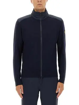Belstaff Kelby Zip Up Cardigan - Blue