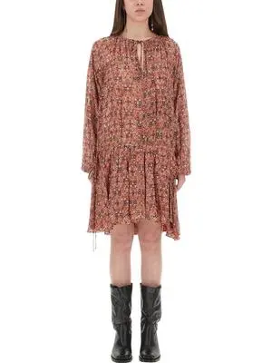 MARANT ETOILE Bess Dress Red