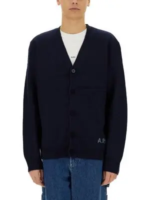 A.p.c. Kenny Cardigan - Blue
