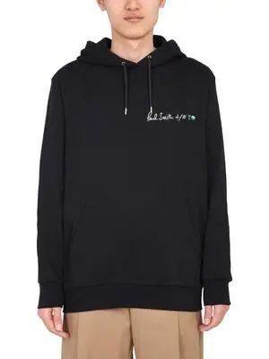 Paul Smith Hooded Sweatshirt - Black
