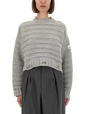 MAISON MARGIELA Wool Pullover - Grey