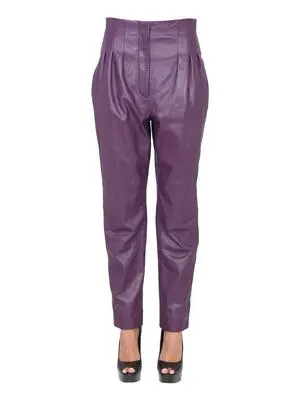 Alberta Ferretti Tasseled Trousers - Purple