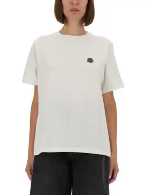 Kenzo T-shirt With Embroidery - White