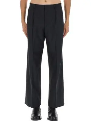 SUNFLOWER Wide Pleated Pants Charcoal