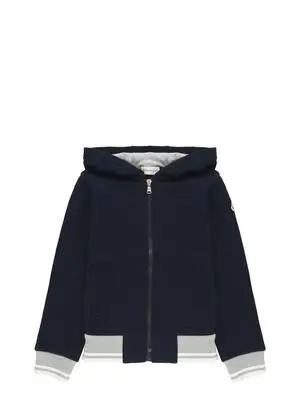 Moncler Logo Hoodie - Blue