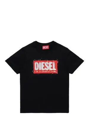 DIESEL T-adjust-q10 T-shirt - Black