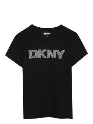 Dkny Logo T-shirt - Black