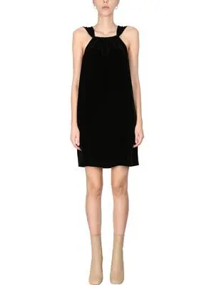 Moschino Mini Trapeze Dress - Black