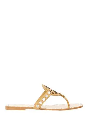 Tory Burch Studded Miller Sandal - Beige