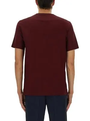Paul Smith Striped Pocket T-shirt - Red