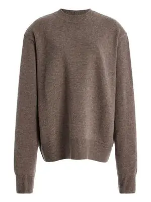 THE FRANKIE SHOP Rafaela Merino Wool-cashmere Sweater - Brown