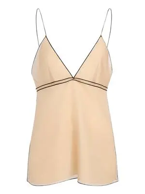 Khaite Timy Silk Organza Camisole - Nude