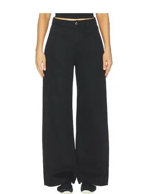 ICON DENIM LA Debby Wide Leg Jeans - Black
