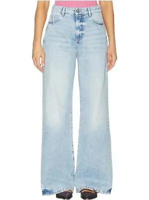 ICON DENIM LA Debby Wide Leg Jeans - Sky Blue