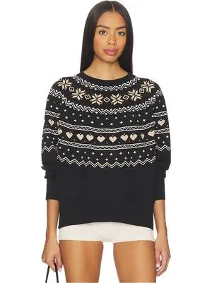 Beach Riot Elizabeth Sweater - Mystic Fairisle
