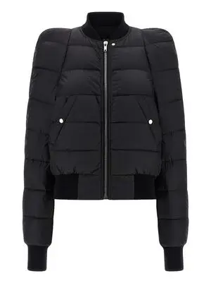 Rick Owens Duvet Flight Bomber Jacket - Black