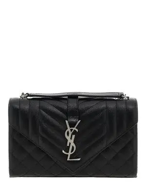 Saint Laurent Envelope Small Crossbody Bag - Black