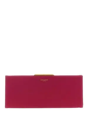Saint Laurent Midnight Piccola' Clutch - Purple