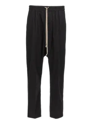 Rick Owens Drawstring Long Pants - Black