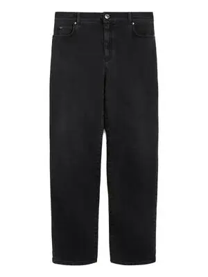Max Mara Cinese Straight-leg Jeans - Black
