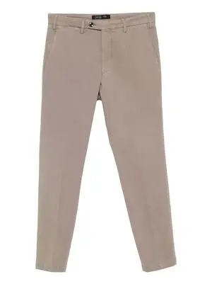 MICHAEL COAL Belt-Loops Trousers Grey